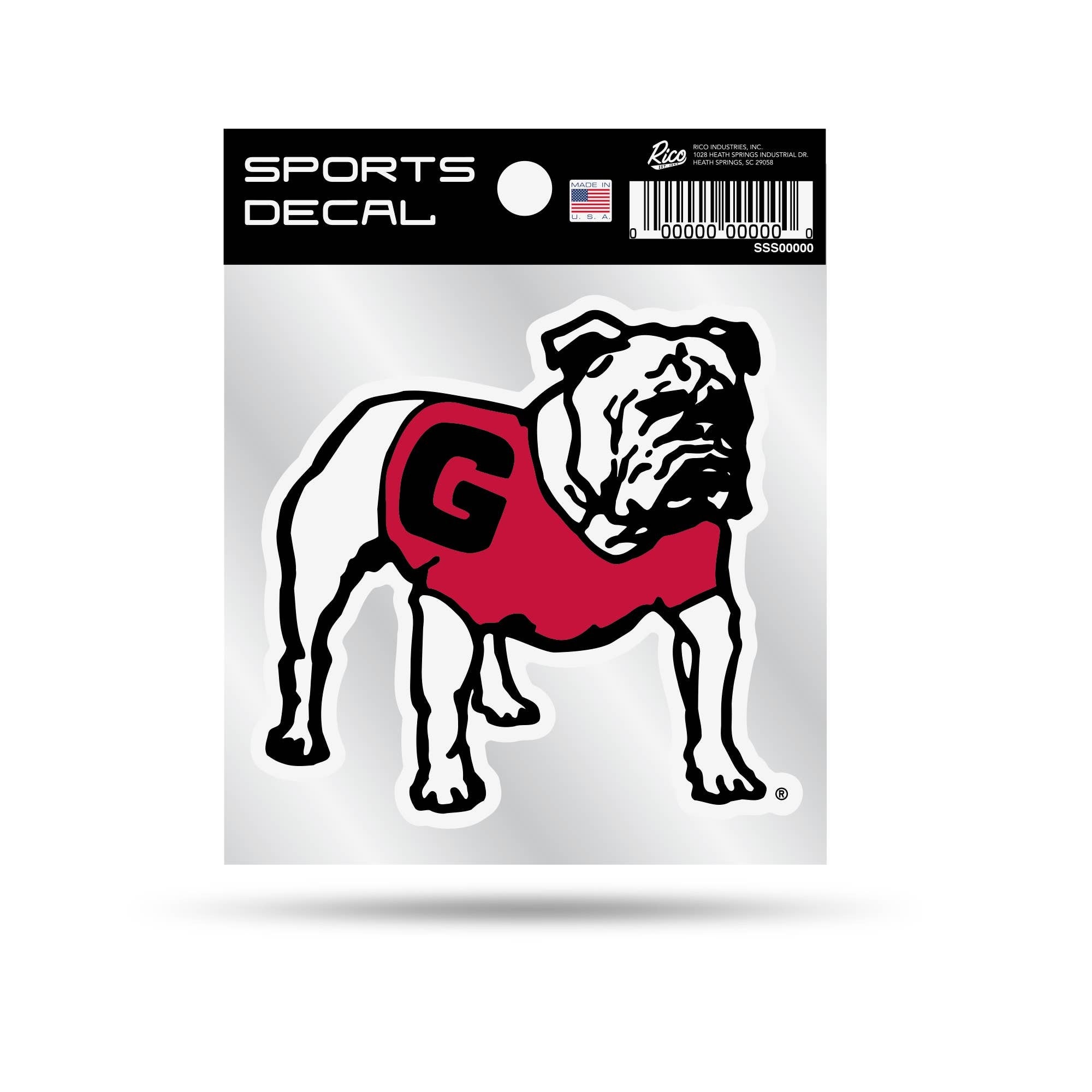 Georgia Bulldogs Mascot Sticker | Cheeky Space Gifts + Decor
