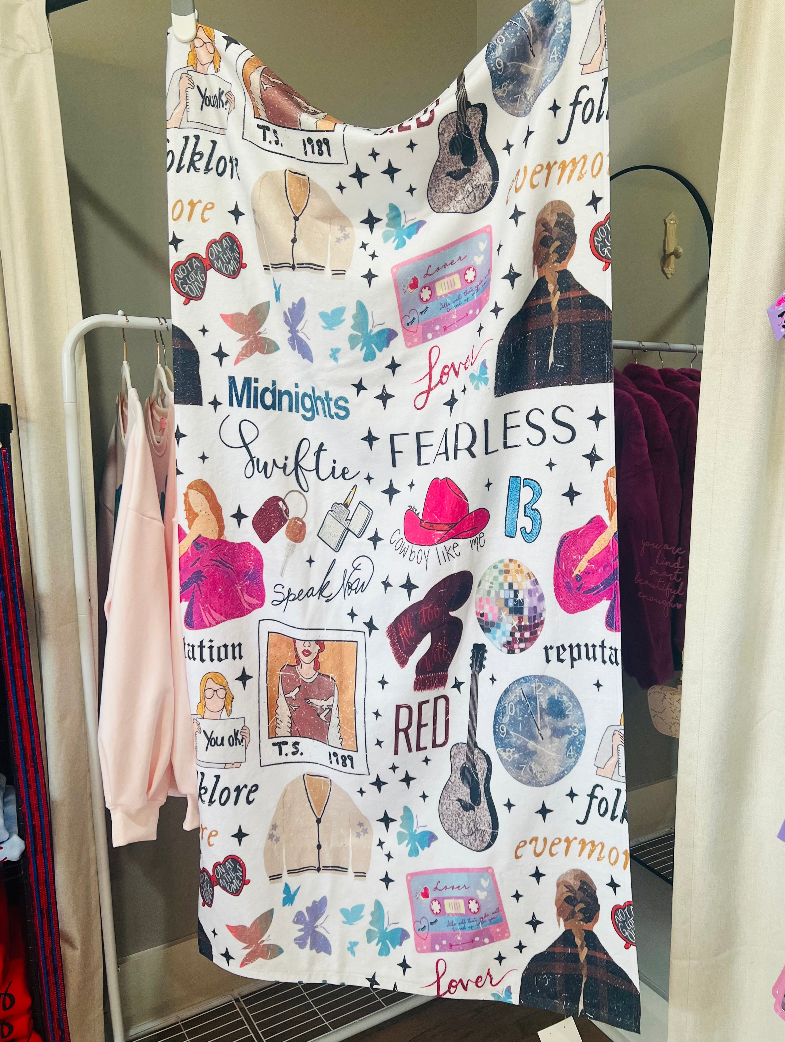 Taylor Swift Fearless Beach Towel | Cheeky Space Gifts + Decor